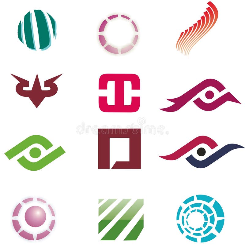 Logo pack stock vector. Illustration of retail, star, abstract - 6815159