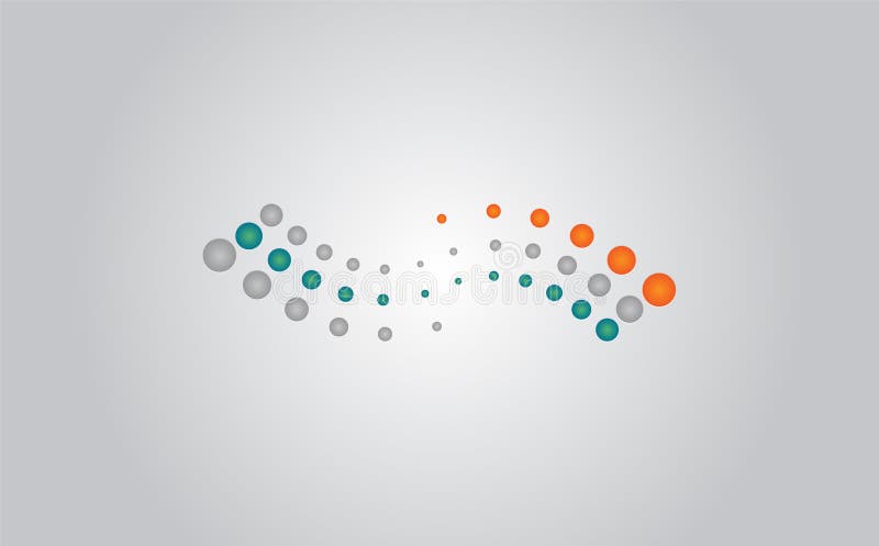 Logo particles vector stock vector. Illustration of droplets - 186217294