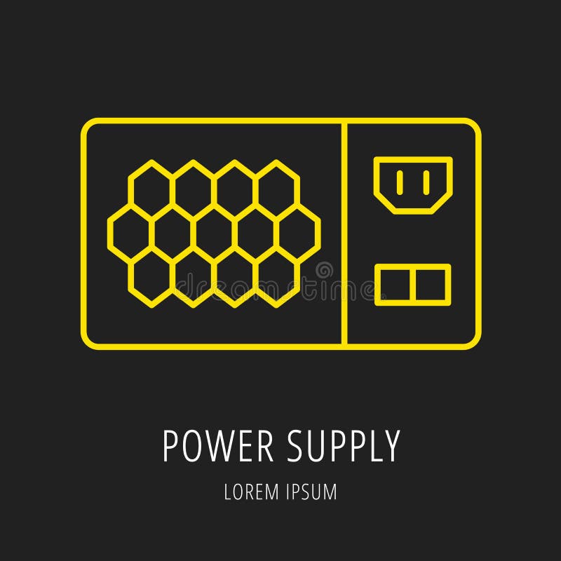 Logo PC Upgrading stock illustration. Illustration of laptop - 89344199