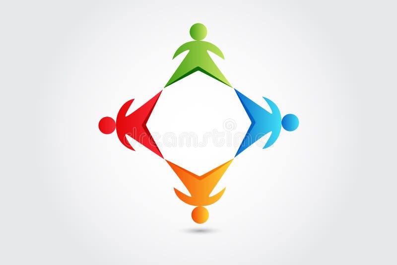 Logo People Business Partners Id Business Card Stock Vector ...