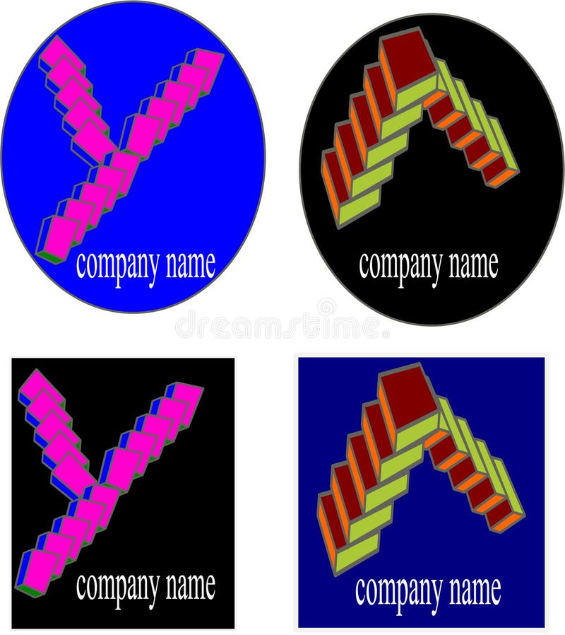 Logo Per La Marca Dei Libri Illustrazione Vettoriale - Illustrazione di ...