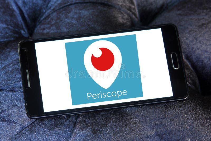 Periscope app logo editorial photography. Image of mobile - 121593512