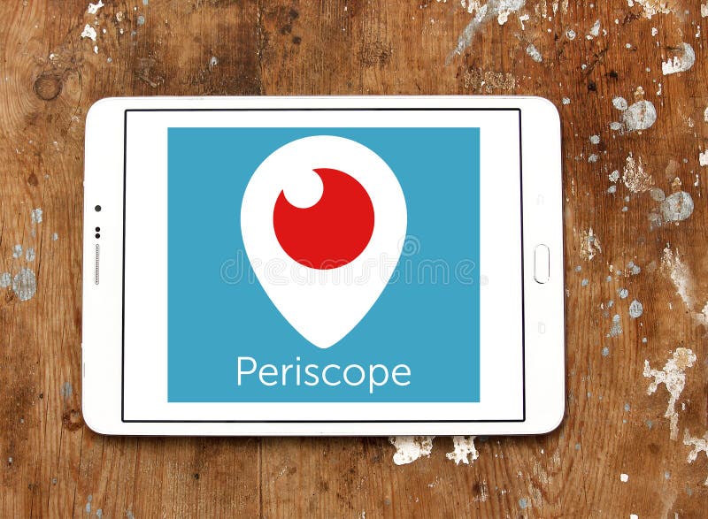 Periscope app logo editorial stock image. Image of mobile - 117583974