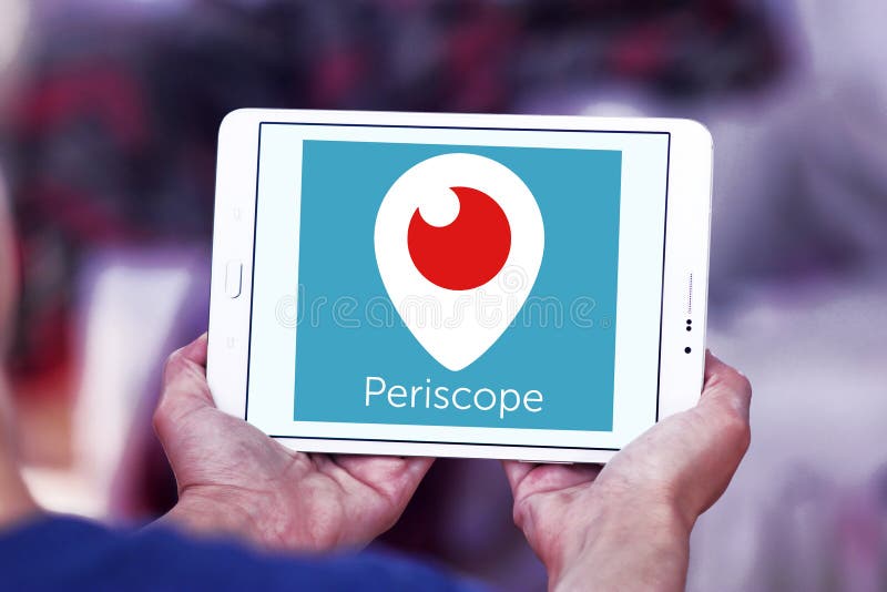 Periscope app logo editorial stock image. Image of social - 117584344