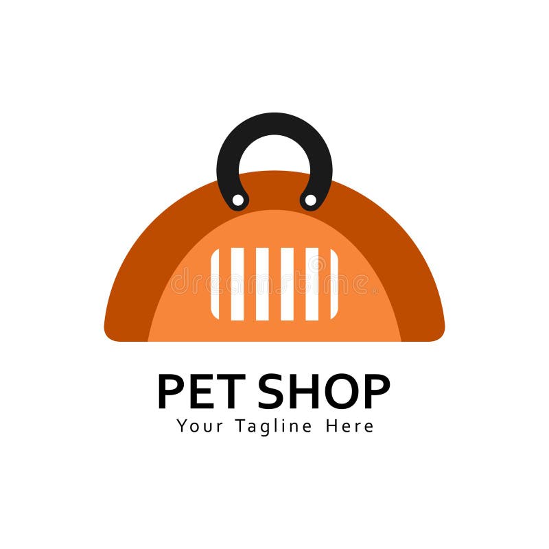Cute Pet Shop Logo Design stock vector. Illustration of poster - 326154321