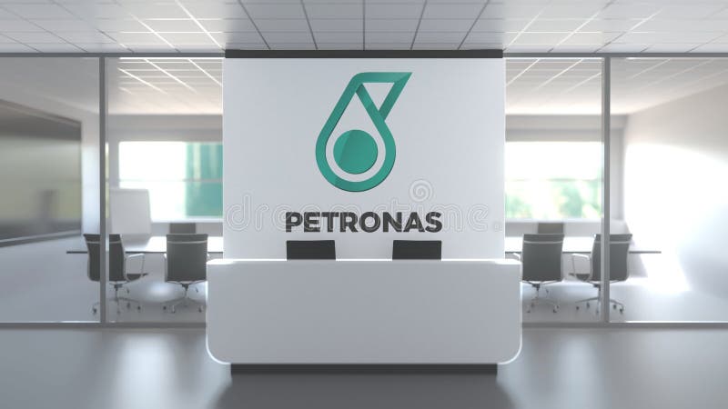 Logo of PETRONAS on a Wall in the Modern Office, Editorial Conceptual ...