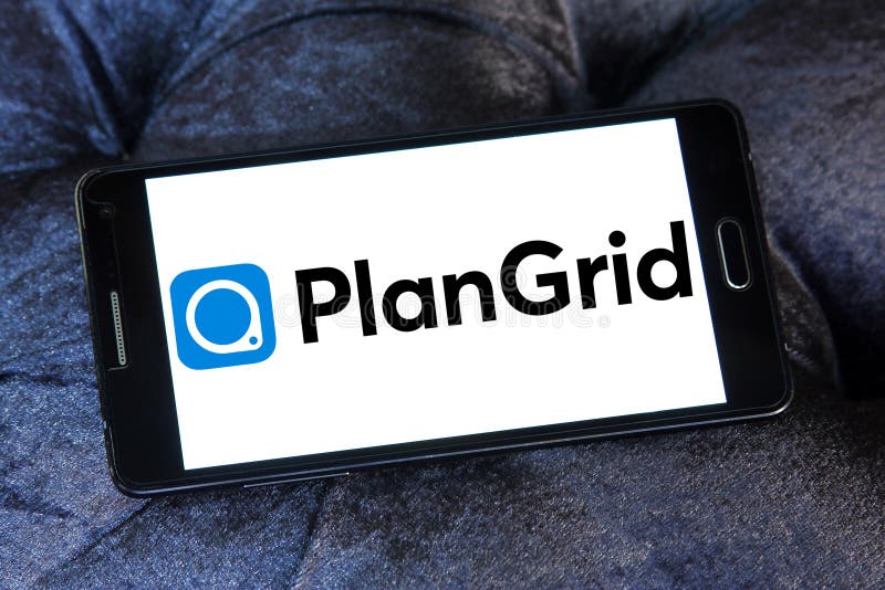 PlanGrid software logo editorial image. Image of sign - 121283020