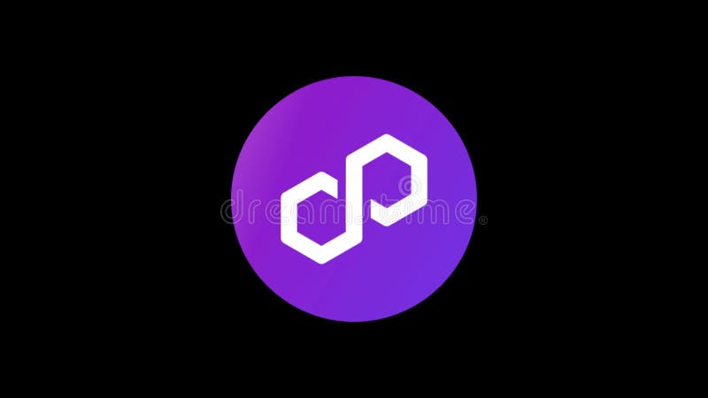 Logo Polygon Cryptocurrency Animated Stock Video - Video of business ...