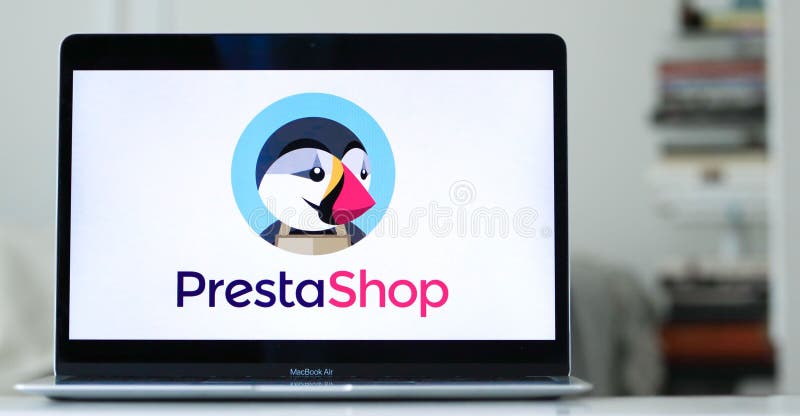 Logo of PrestaShop, an Open Source Freemium Ecommerce Platform, is ...