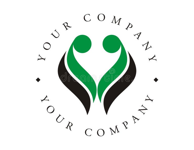 Logo - Protection of Life stock illustration. Illustration of human ...