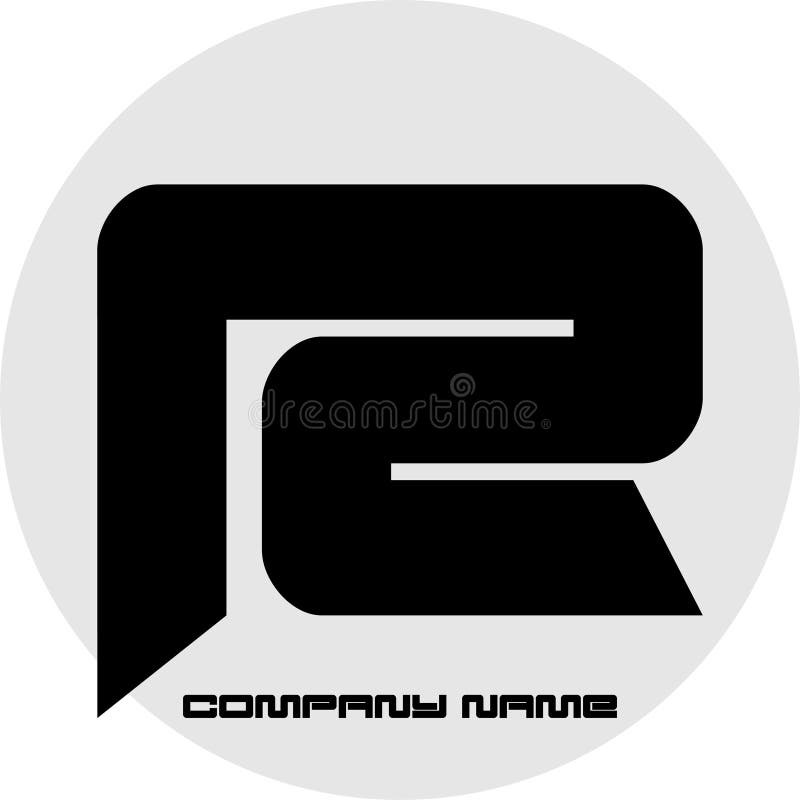 Logo R Company Letter Logo Design with Simple Style Stock Vector ...