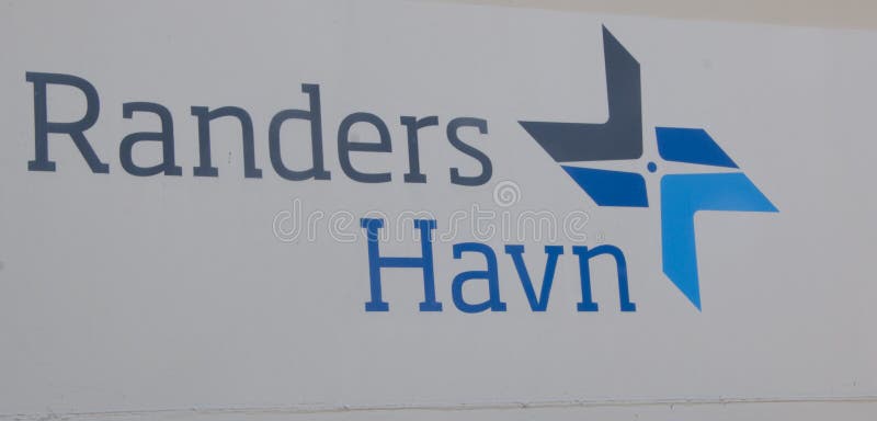 The Logo of the Randers Havn Editorial Stock Image - Image of ...