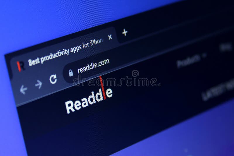 Readdle app editorial photo. Image of productive, ipad - 299715556