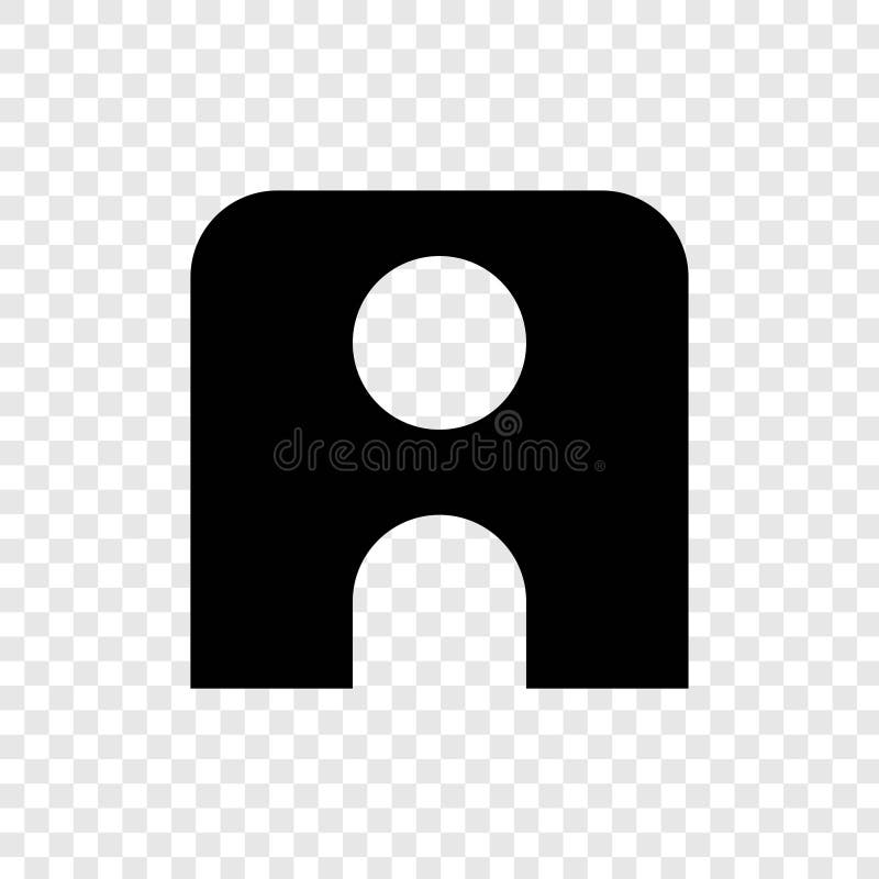 3. a Logo Rectangular Circle Alphabet Stock Vector - Illustration of ...