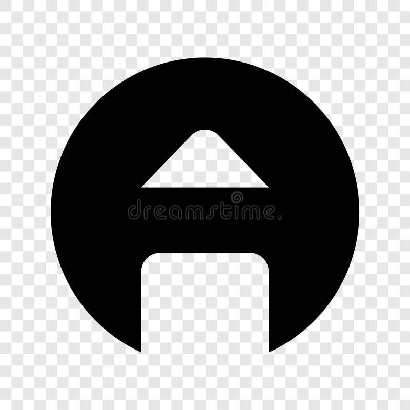 A Logo Rectangular Circle Round Alphabet Stock Vector - Illustration of ...