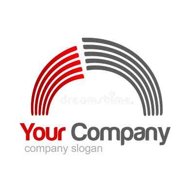 Logo Red Grey stock vector. Illustration of icon, brand - 17621895