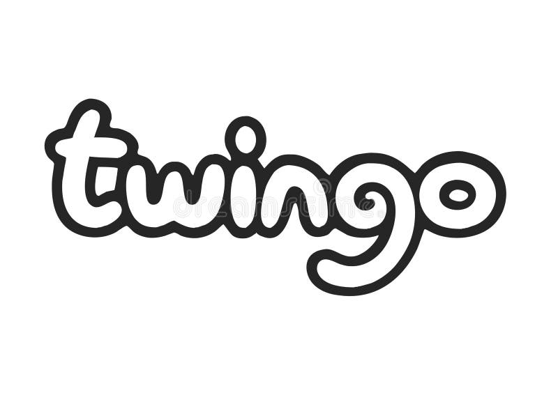 Logo Renault Twingo stock illustration. Illustration of europe - 334290573