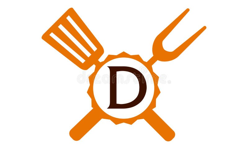 Logo Restaurant Letter R vektor abbildung. Illustration von kochen ...