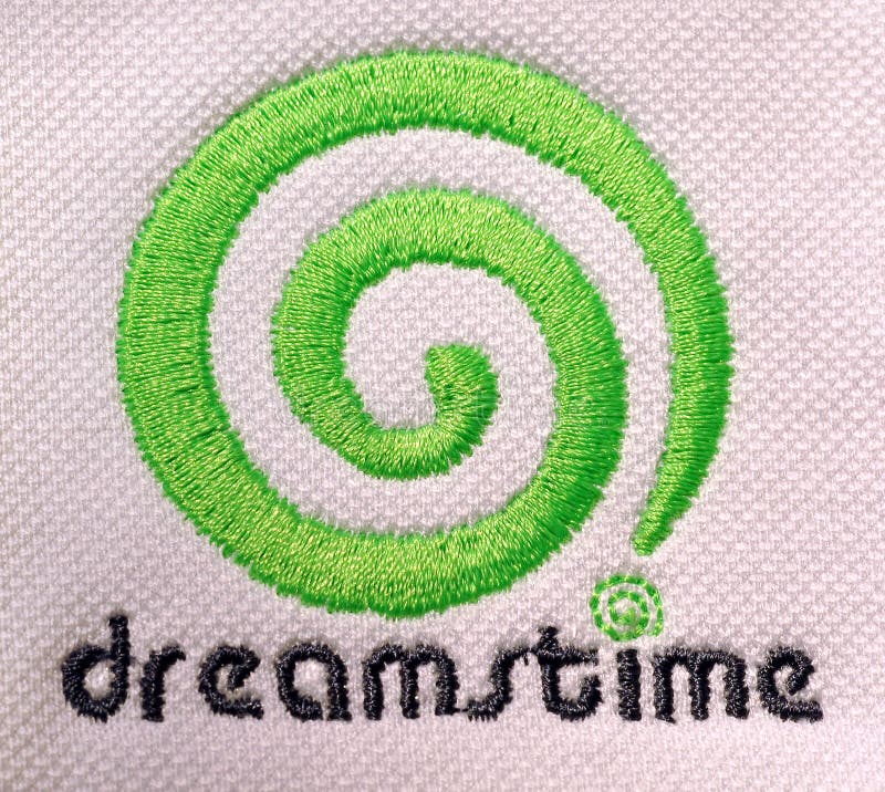 Logo Ricamato Del Dreamstime Fotografia Stock - Immagine di stile ...