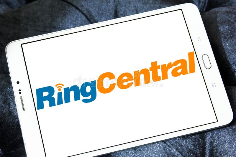RingCentral company logo editorial photography. Image of symbol - 101384827