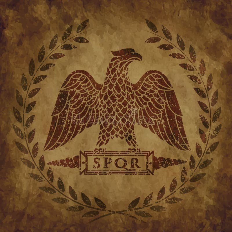 Logo of the Roman eagle stock vector. Illustration of classic - 133986209