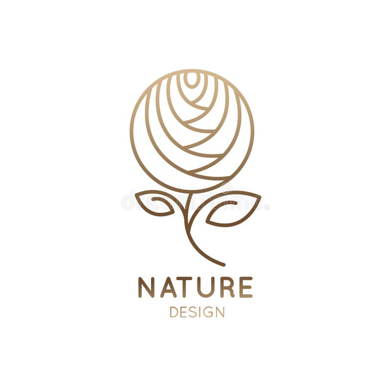 Rose Logo Outline Stock Illustrations – 11,080 Rose Logo Outline Stock ...