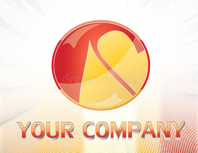 Logo Rosso E Giallo Immagine. Immagine: 12900140