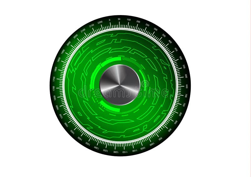 Logo Rotondo Su Fondo Bianco Illustrazione Vettoriale - Illustrazione ...