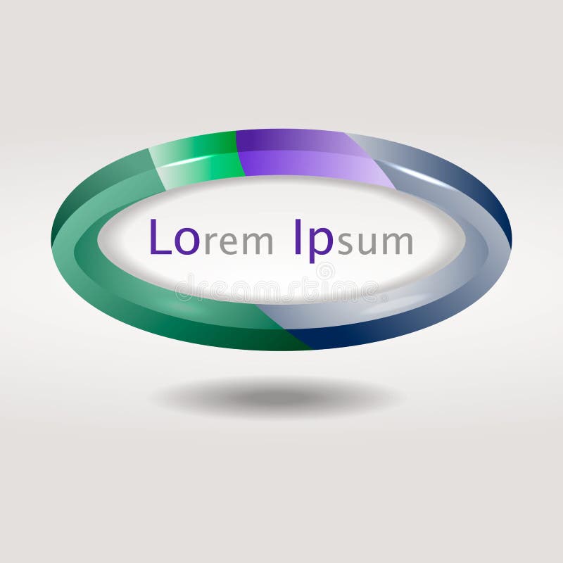 Logo of a round shape stock illustration. Illustration of creative ...