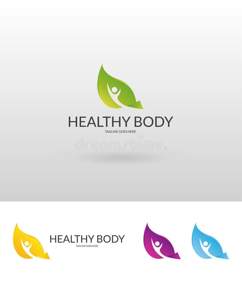 Logo sano illustrazione vettoriale. Illustrazione di consulente - 86257726