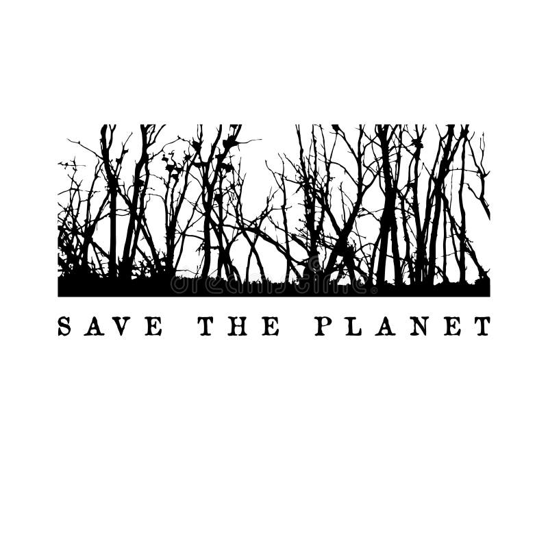Logo save the planet stock vector. Illustration of filtered - 72133457