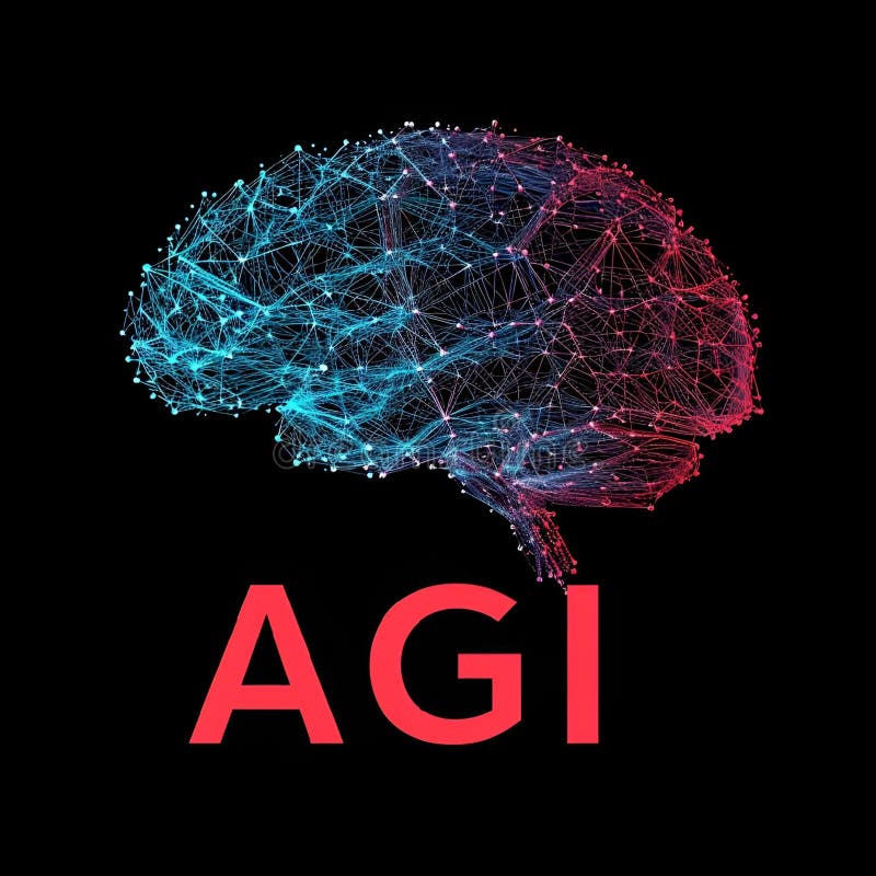 A Logo that Says Agi on the Back and it is Designed with Connected ...