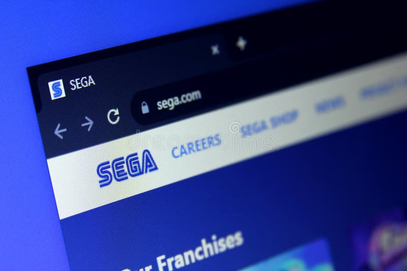 Sega Video game company editorial image. Image of brands - 300268305