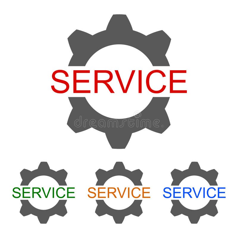 Logo Service - Stock Vector Stock Vector - Illustration of installation ...