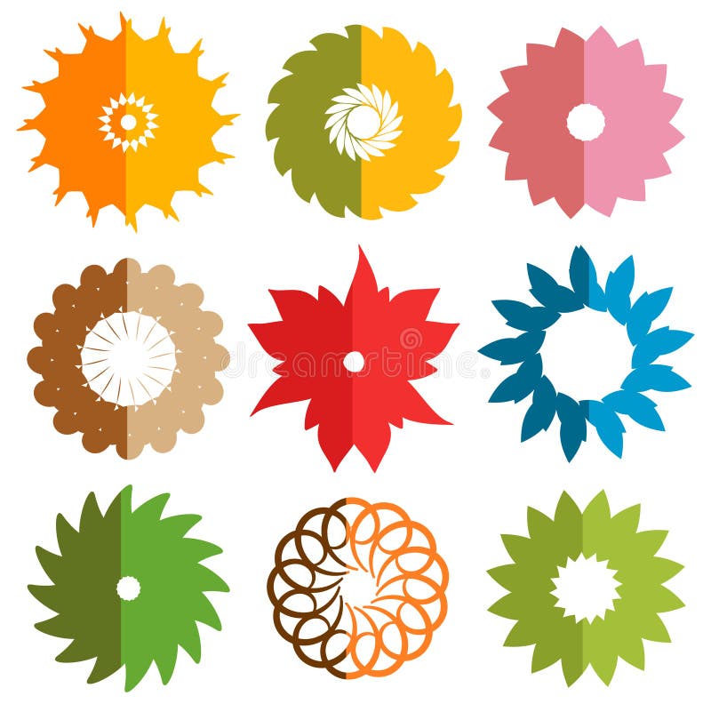 Logo set stock vector. Illustration of design, icon, company - 5978516