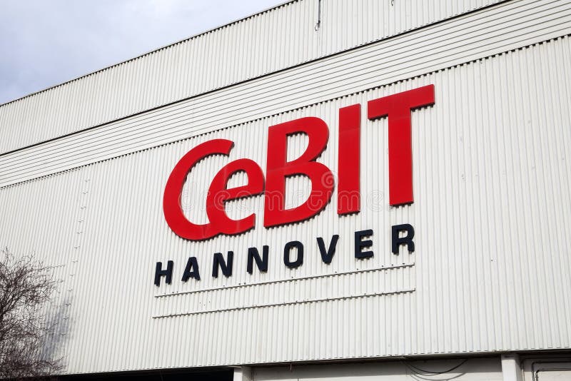 Logo and Sign of Exhibition Cebit 2017 in Hannover Messe, Germany Editorial Image - Image of ...