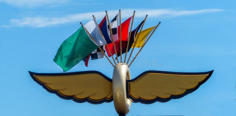 Logo and Signage of the Indianapolis Motor - Indiana Stock Photo ...