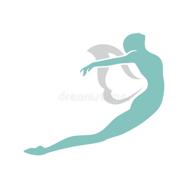 Logo Simple De Famine Femme Avec Des Ailes Illustration de Vecteur ...