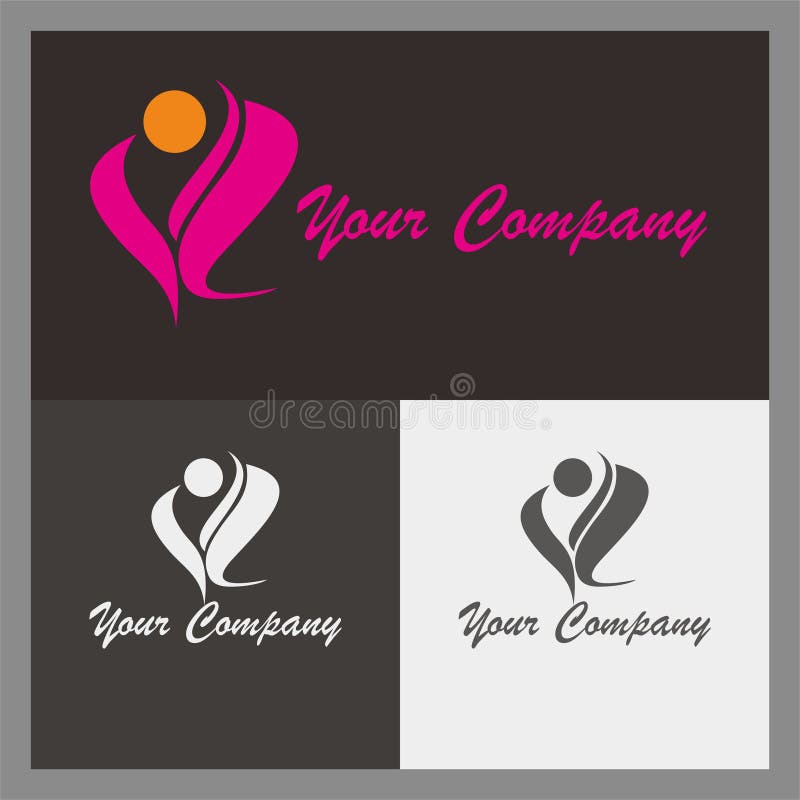 Logo stock vector. Illustration of clever, group, beauty - 85554608