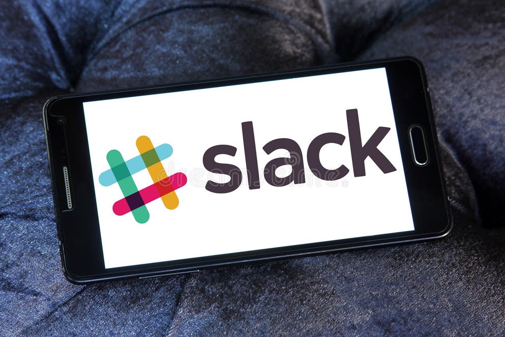 Slack Technologies Company Logo Editorial Stock Photo - Image of slack ...
