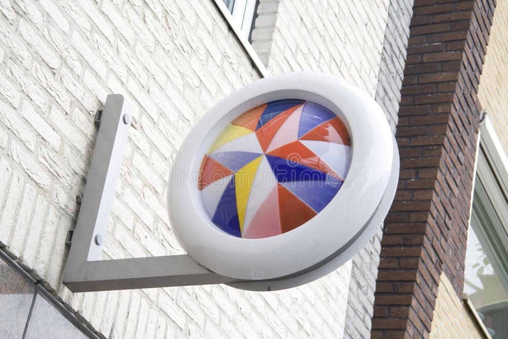 Logo of the SNS Bank editorial image. Image of street - 28259170