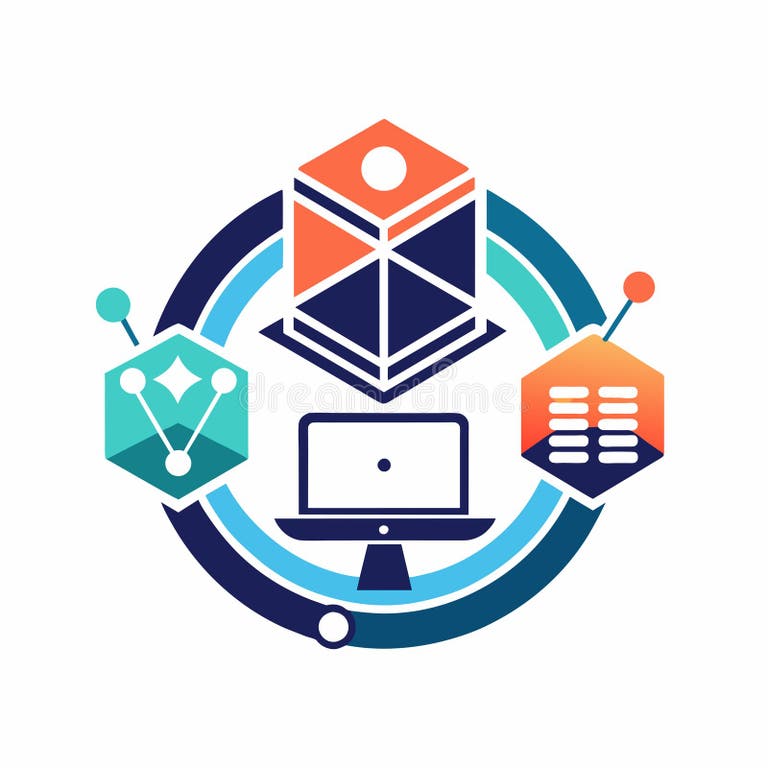 The Logo of a Software Company, Featuring a Minimalist Representation ...