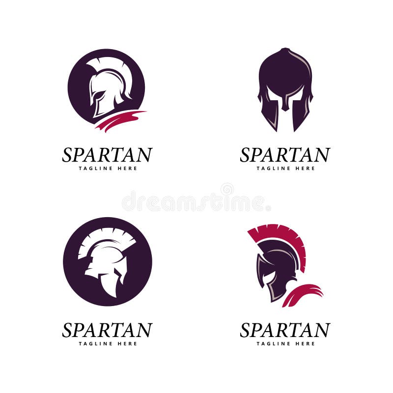 Logo Spartiate Vectoriel Casque Spartiate Logo Illustration de Vecteur ...