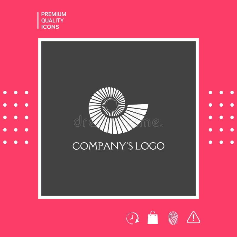 Logo Spiral, Shell - a Symbol of Development, Enlightenment and Wisdom ...