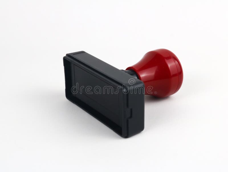 Logo Stamp Tool for Notes and Paper on White Background Stock Photo ...