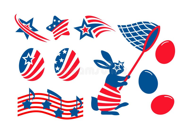 Patriotic Bunny Stock Illustrations – 32 Patriotic Bunny Stock ...
