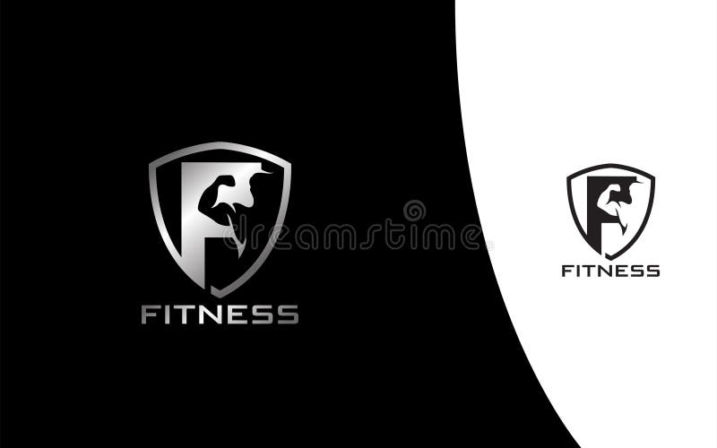 Letter F Fitness Strong and Modern Logo Vector Stock Vector ...