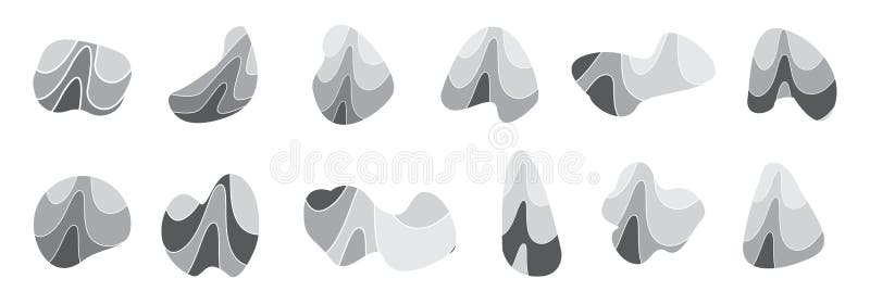 Logo stone wave stock vector. Illustration of concept - 257239541