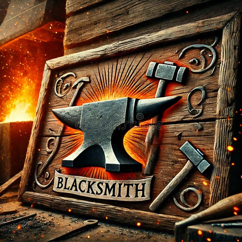 Blacksmith Lettering Blacksmith Logo