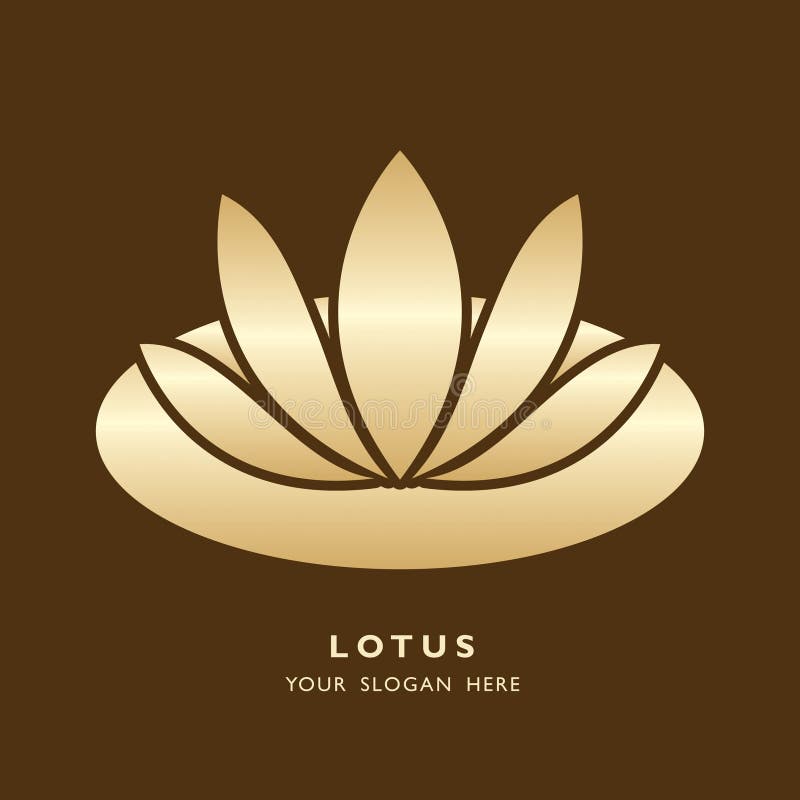 Lotus logo stock vector. Illustration of floral, lily - 263460571